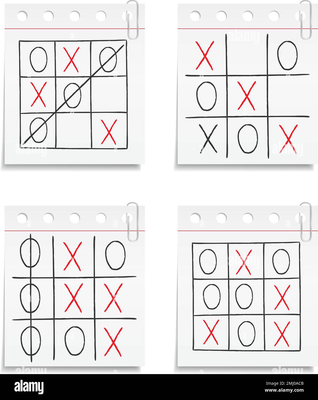 Tic Tac Toe Game, vector eps10 illustration Stock Vector Image & Art ...