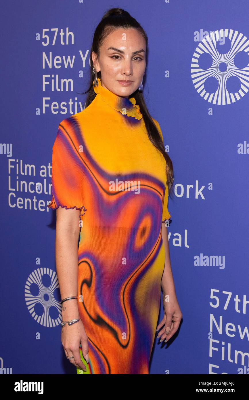 Costume designer Miyako Bellizzi attends the "Uncut Gems" premiere during the 57th New York Film ...