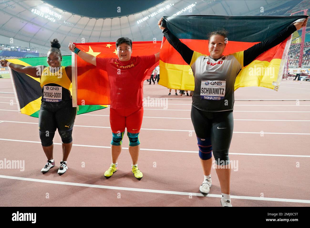 CORRECTS THAT THOMAS-DODD IS SILVER MEDALIST, AND SCHWANITZ WON BRONZE ...