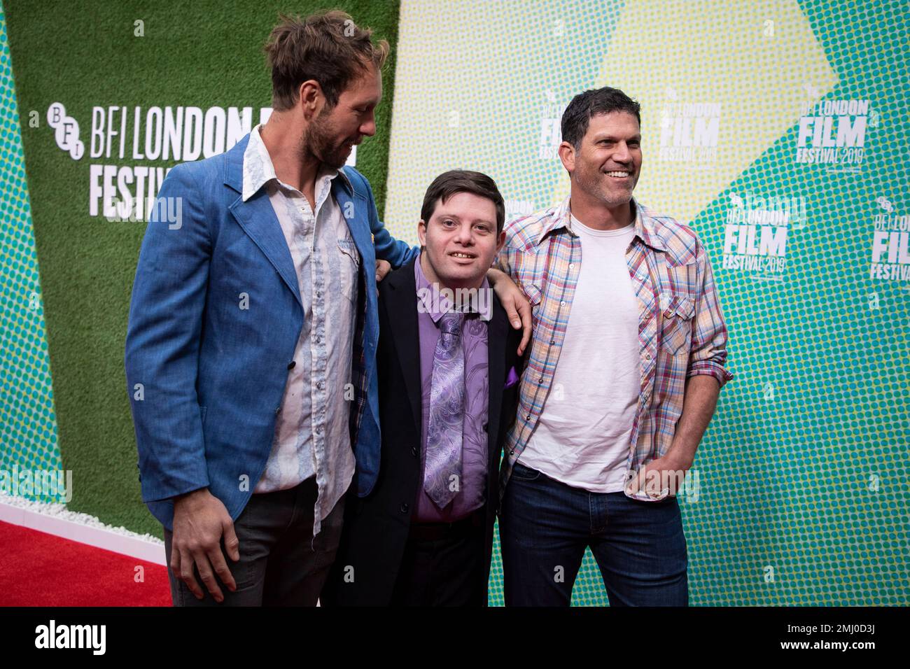 From left, Tyler Nilson, Zack Gottsagen and Michael Schwartz pose for ...