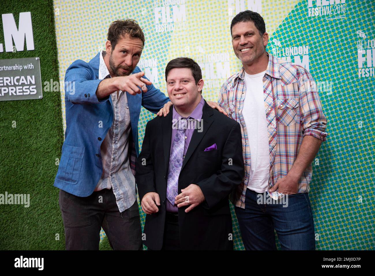 From left, Tyler Nilson, Zack Gottsagen and Michael Schwartz pose for ...
