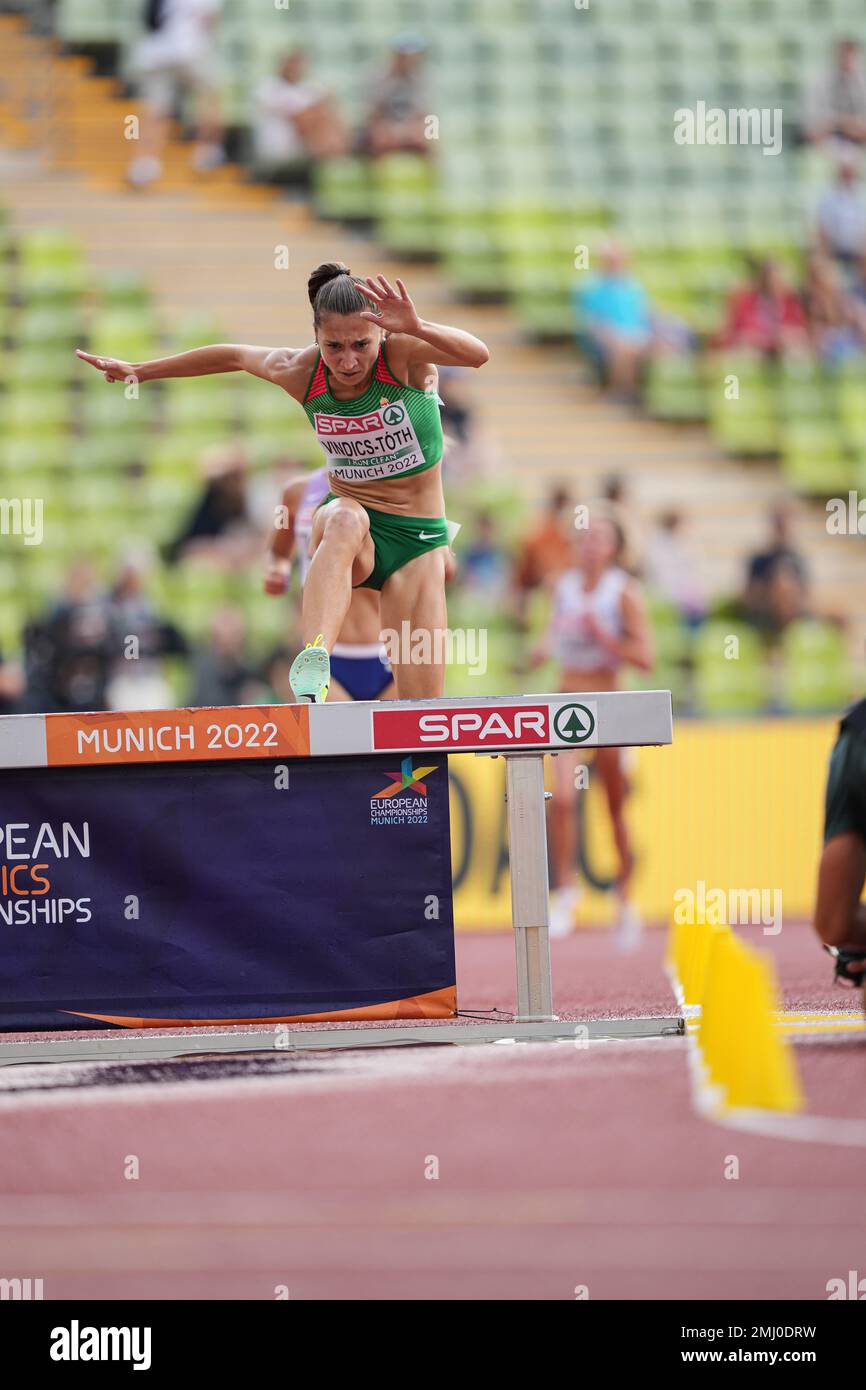 Lili Anna VINDICS-TÓTH participating in the 3000m steeplechase of the European Athletics ...