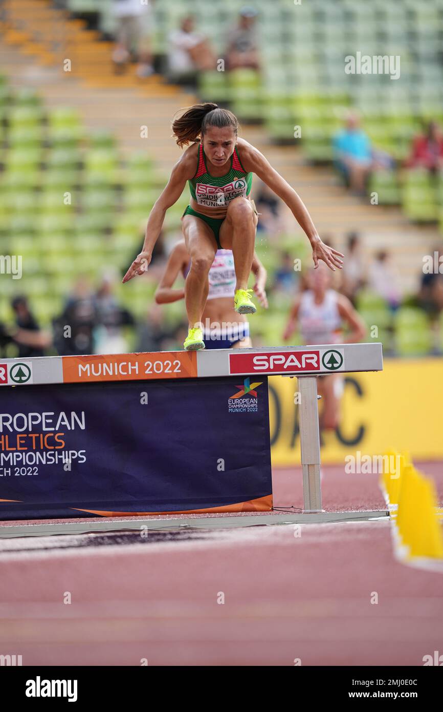 Lili Anna VINDICS-TÓTH participating in the 3000m steeplechase of the European Athletics ...