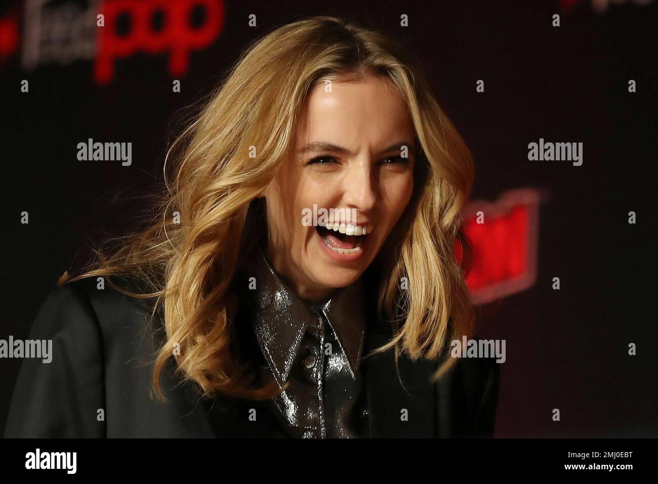 Jodie Comer walks on stage during the 20th Century Fox Panel: An ...