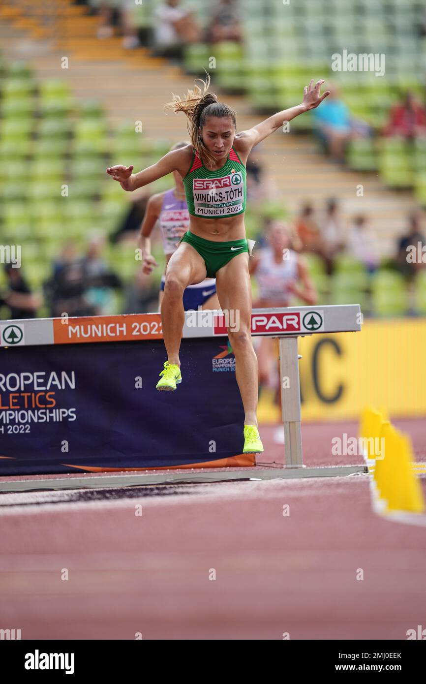 Lili Anna VINDICS-TÓTH participating in the 3000m steeplechase of the European Athletics ...