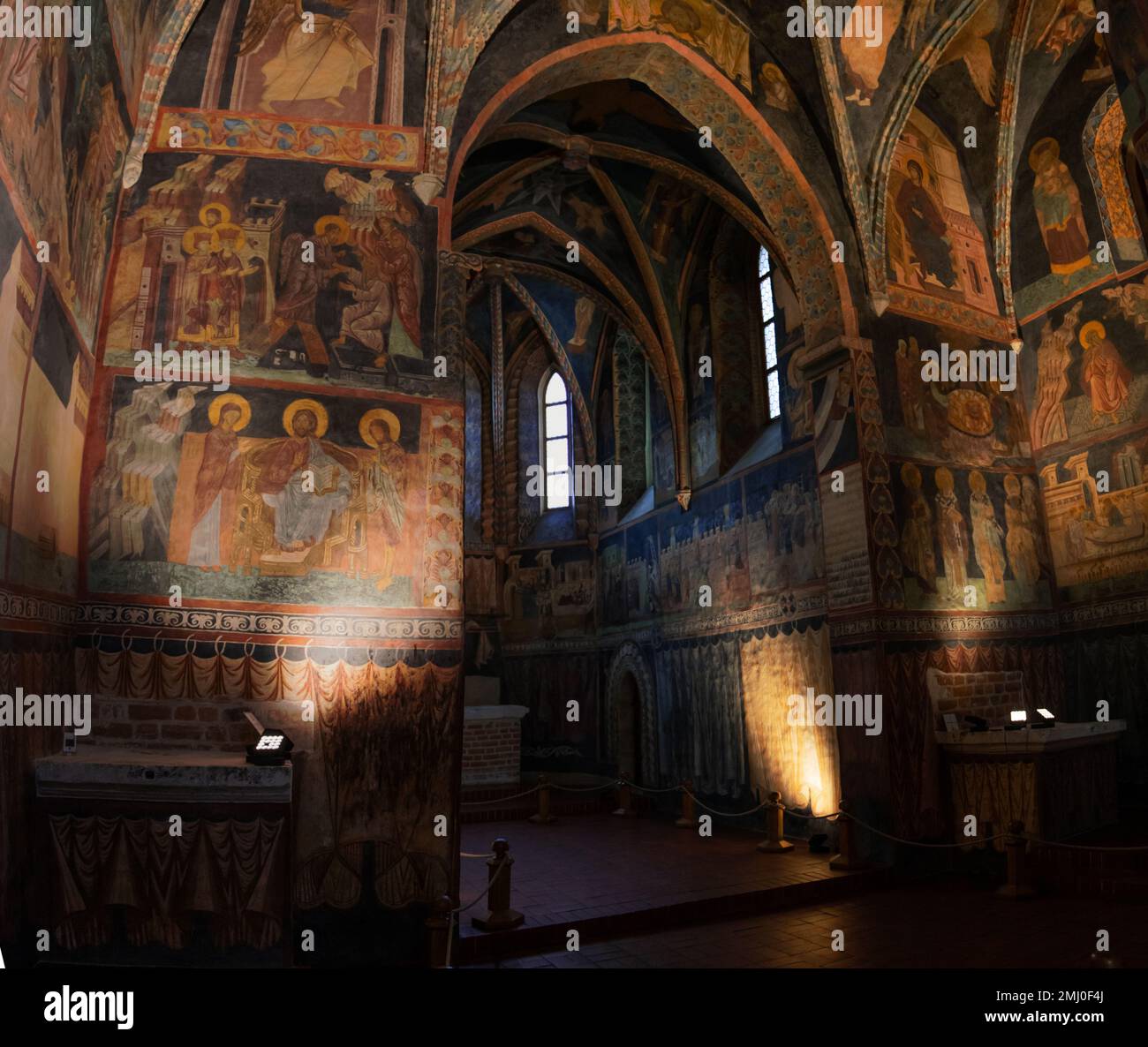 Holy Trinity Chapel in Royal castle in Lublin Stock Photo - Alamy