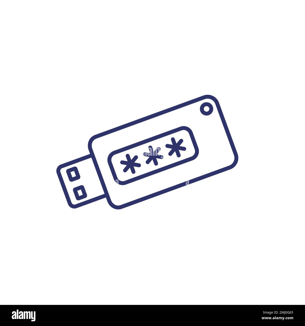 White line cryptocurrency key icon hi-res stock photography and images ...