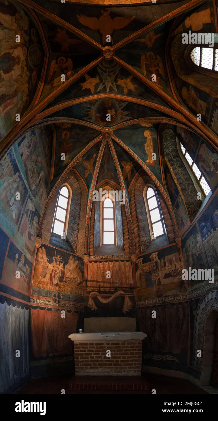 Holy Trinity Chapel in Royal castle in Lublin Stock Photo - Alamy