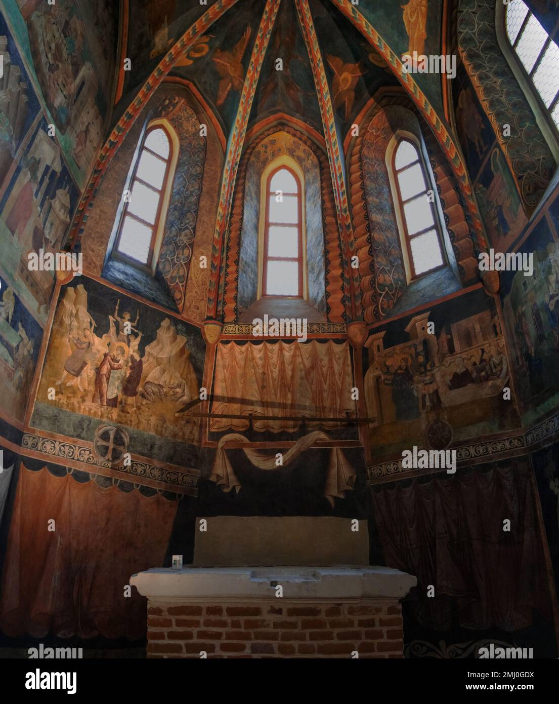 Holy Trinity Chapel in Royal castle in Lublin Stock Photo - Alamy