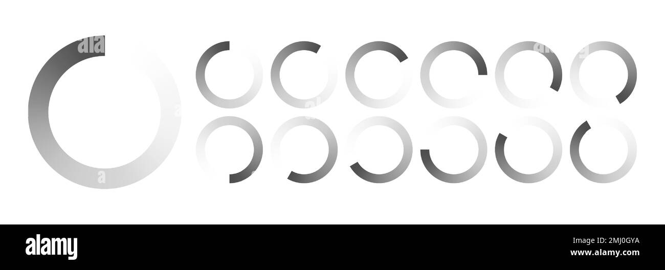 Circular Loading Buffering Icons Vector Stock Vector Image & Art - Alamy