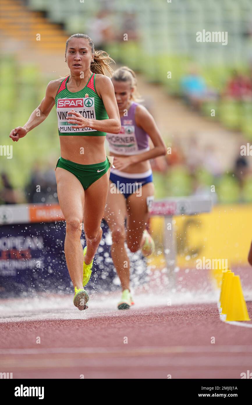 Lili Anna VINDICS-TÓTH participating in the 3000m steeplechase of the European Athletics ...
