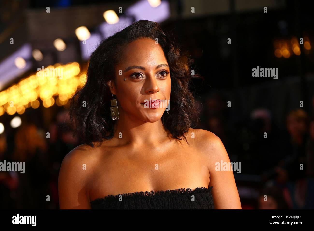 Actress Rosalind Eleazar poses for photographers upon arrival at the ...