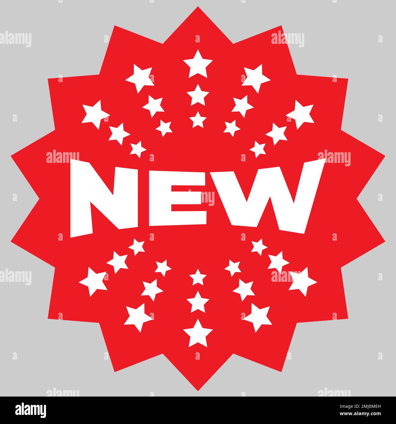 New isolated icon, ad sticker, new label. Promotion design, ads label ...