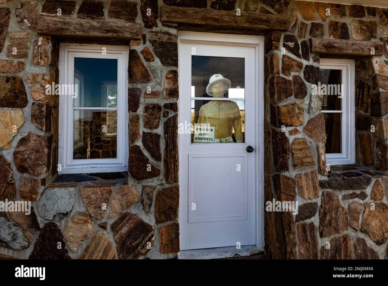 Main sentry post and entrance at Manzanar National Historic Site, Owens ...