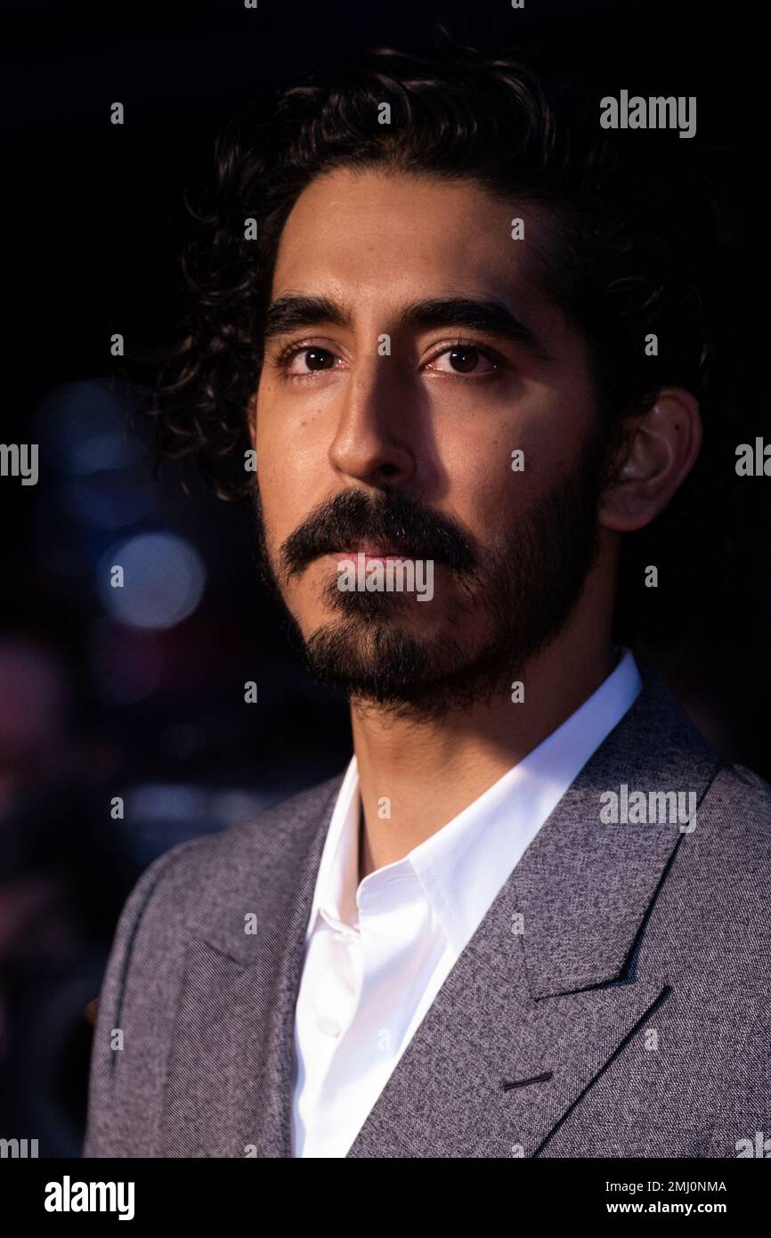 Dev Patel poses for photographers upon arrival at the opening gala of ...
