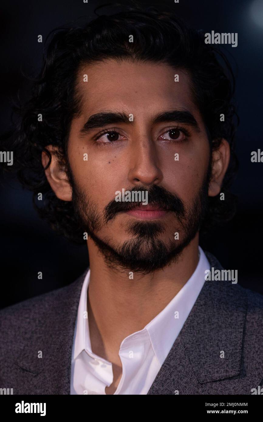 Dev Patel poses for photographers upon arrival at the opening gala of ...