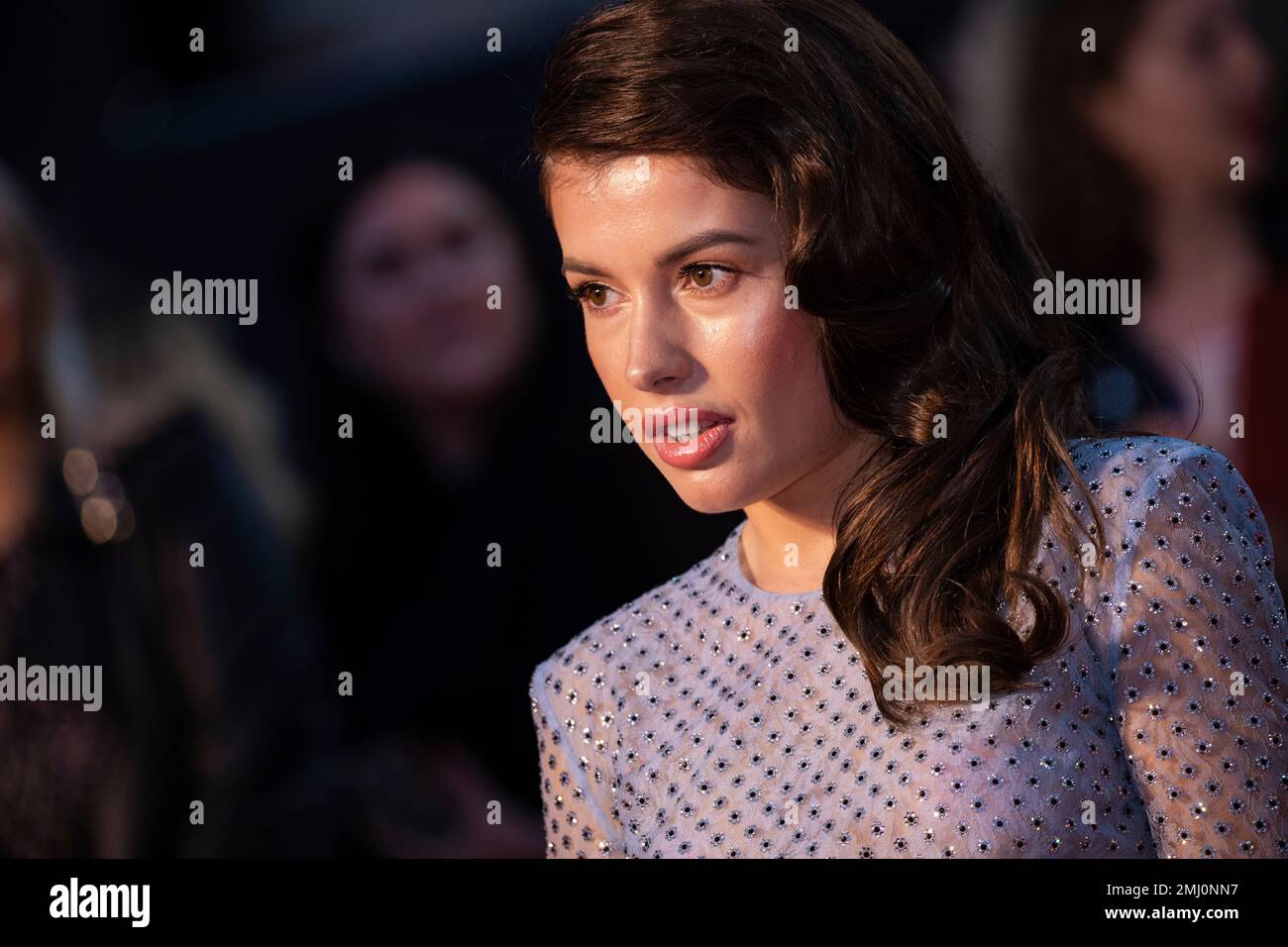 Actress Aimee Kelly poses for photographers upon arrival at the opening ...