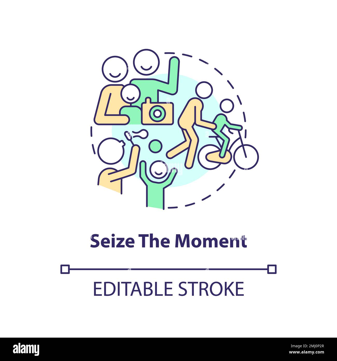 Moment of family togetherness Cut Out Stock Images & Pictures - Alamy