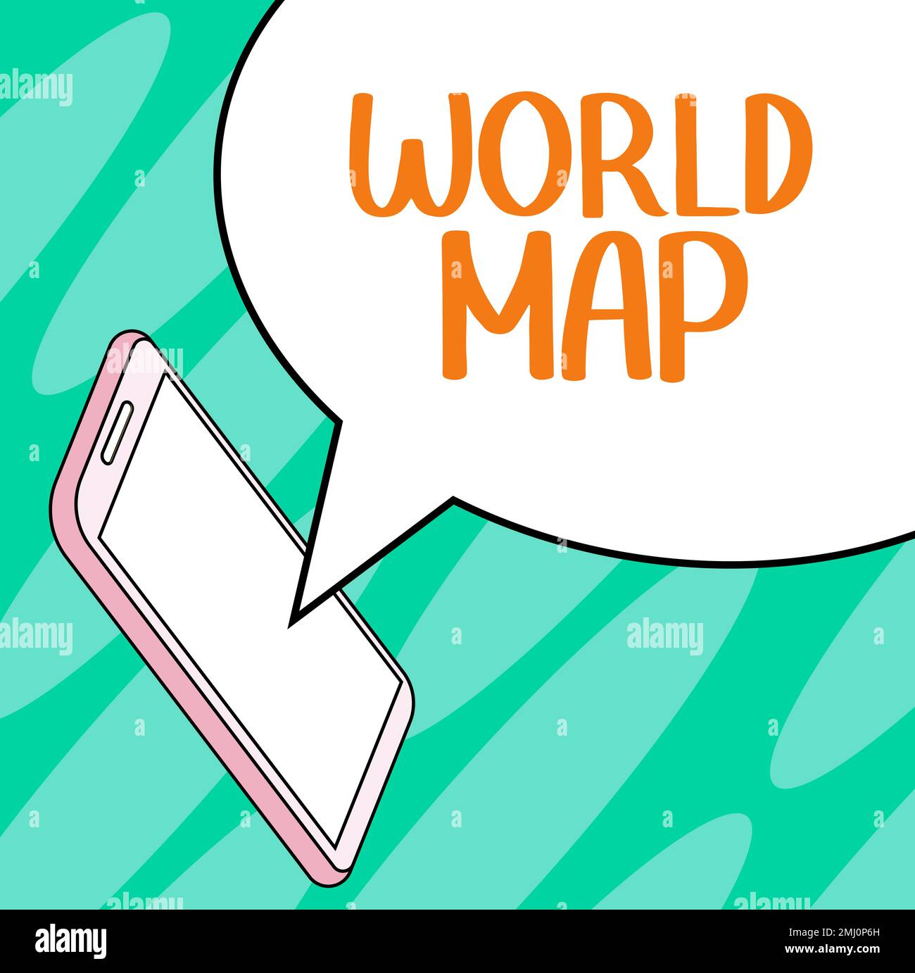 Sign displaying World Map. Internet Concept a diagrammatic ...