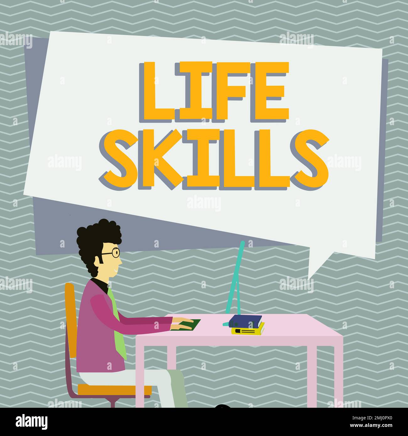 Writing displaying text Life Skills. Internet Concept that is necessary ...