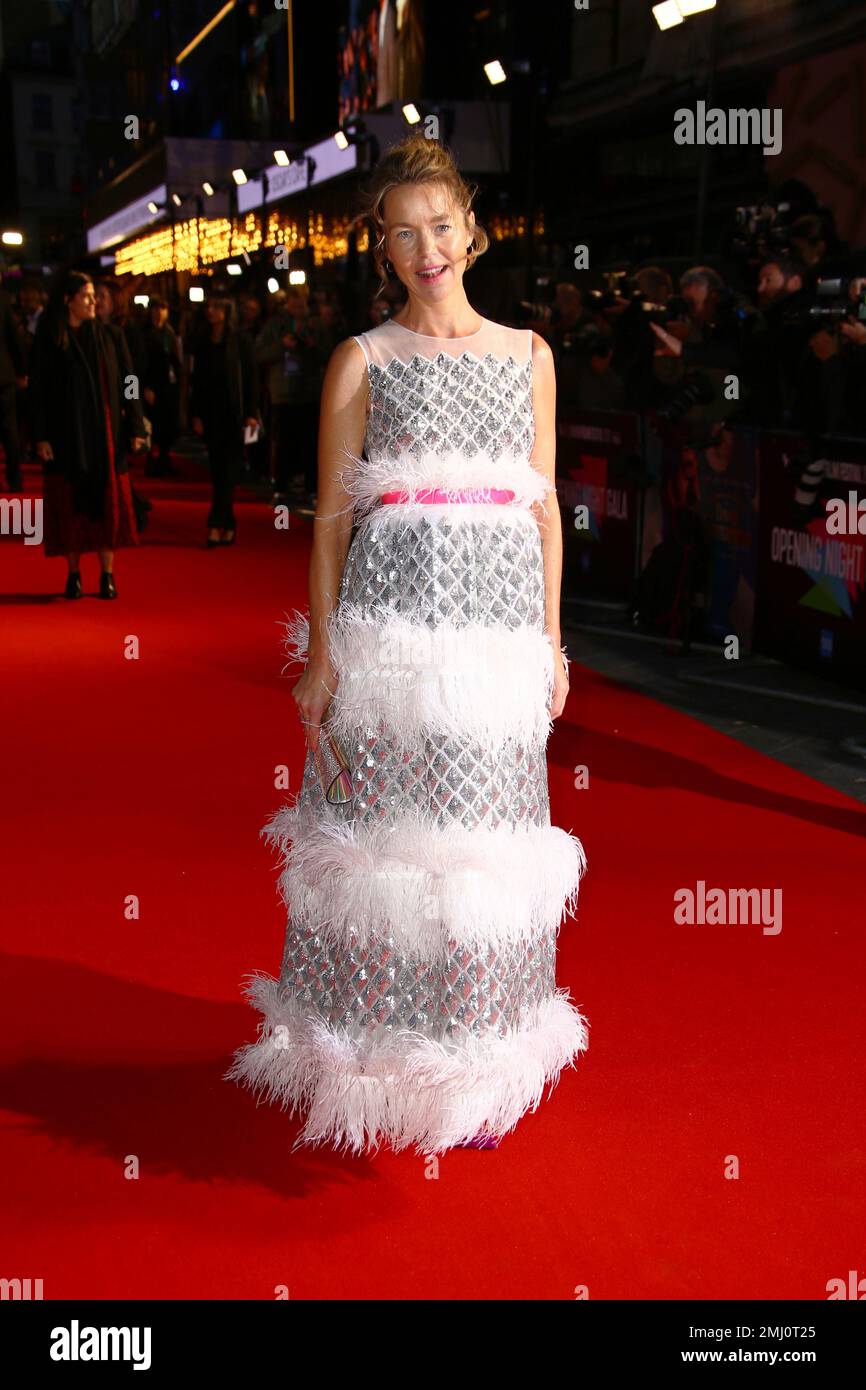 Actress Anna Maxwell Martin poses for photographers upon arrival at the ...