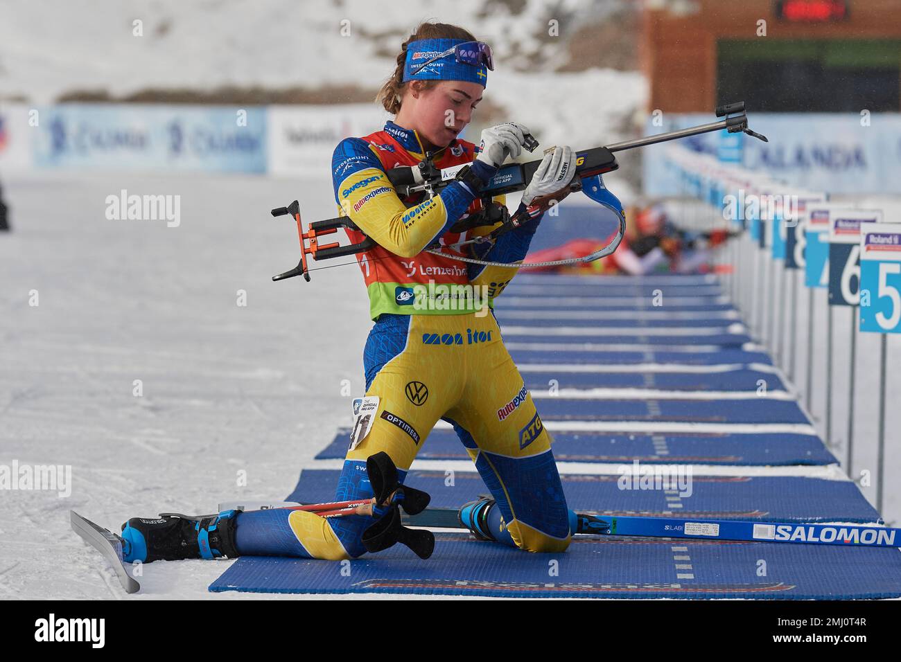 Lenzerheide, Schweiz, 27. Januar 2023. ANDERSSON Sara SWE beim 7.5 km ...