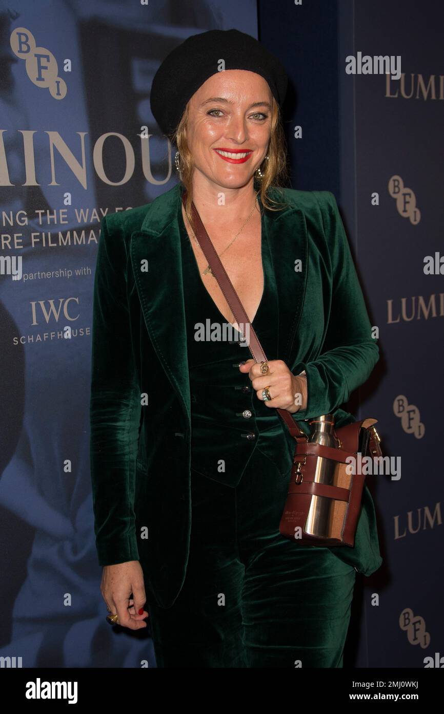 Designer Alice Temperley poses for photographers upon arrival at the ...