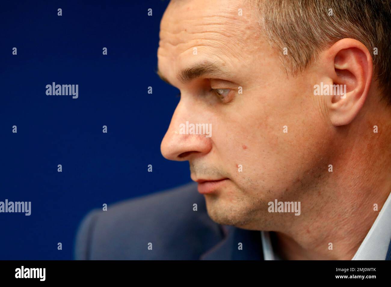 Ukrainian filmmaker Oleg Sentsov, a former Russian prisoner, is ...