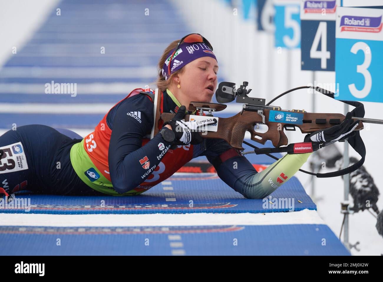 Lenzerheide, Schweiz, 27. Januar 2023. SPARK Lisa Maria GER beim 7.5 km ...