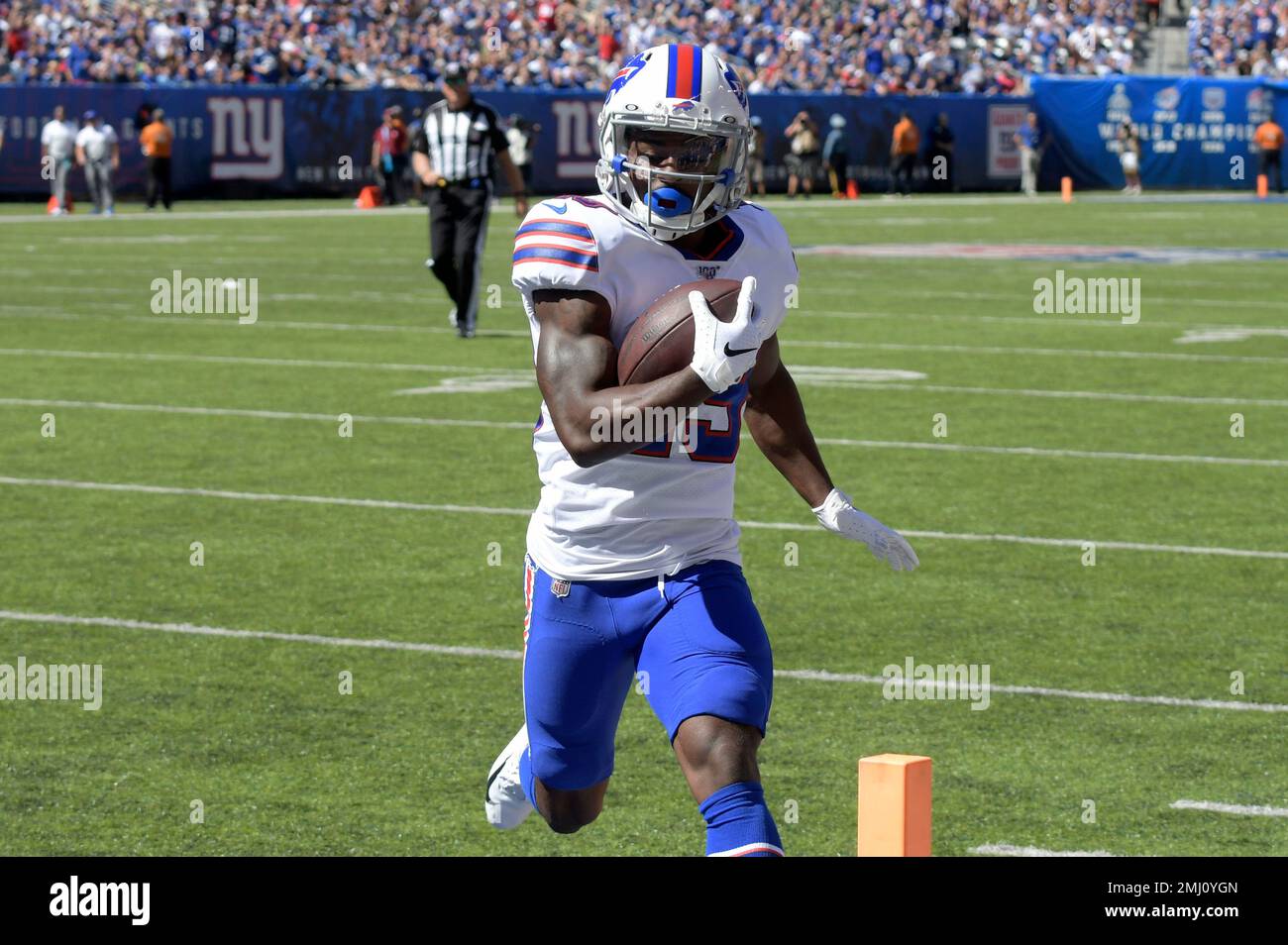 Buffalo Bills wide receiver Isaiah McKenzie scores a touchdown during ...