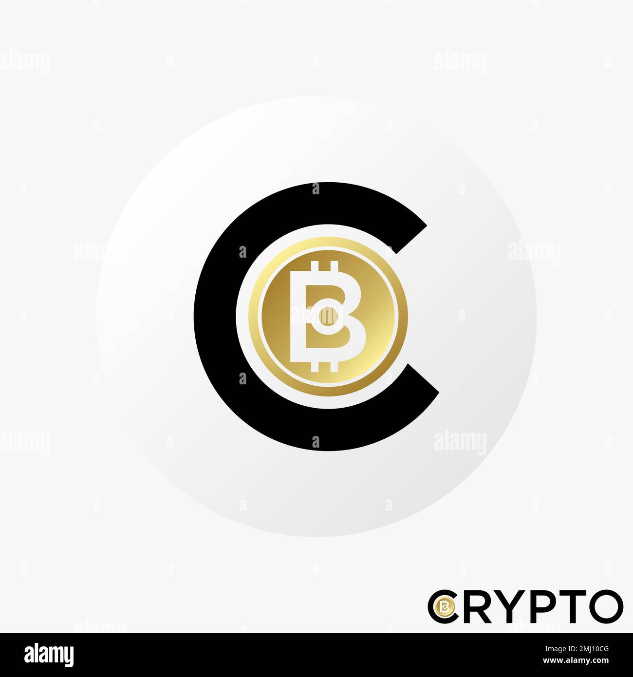 Simple and unique letter or word C and B font like crypto coin image ...