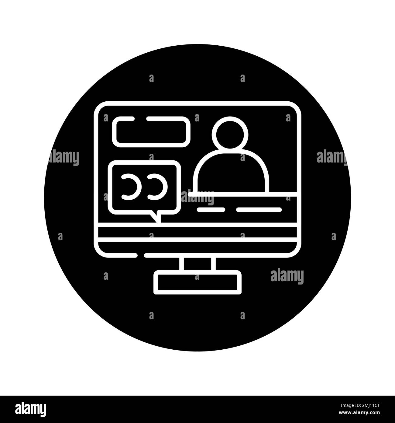 Pictogram disabled Stock Vector Images - Alamy