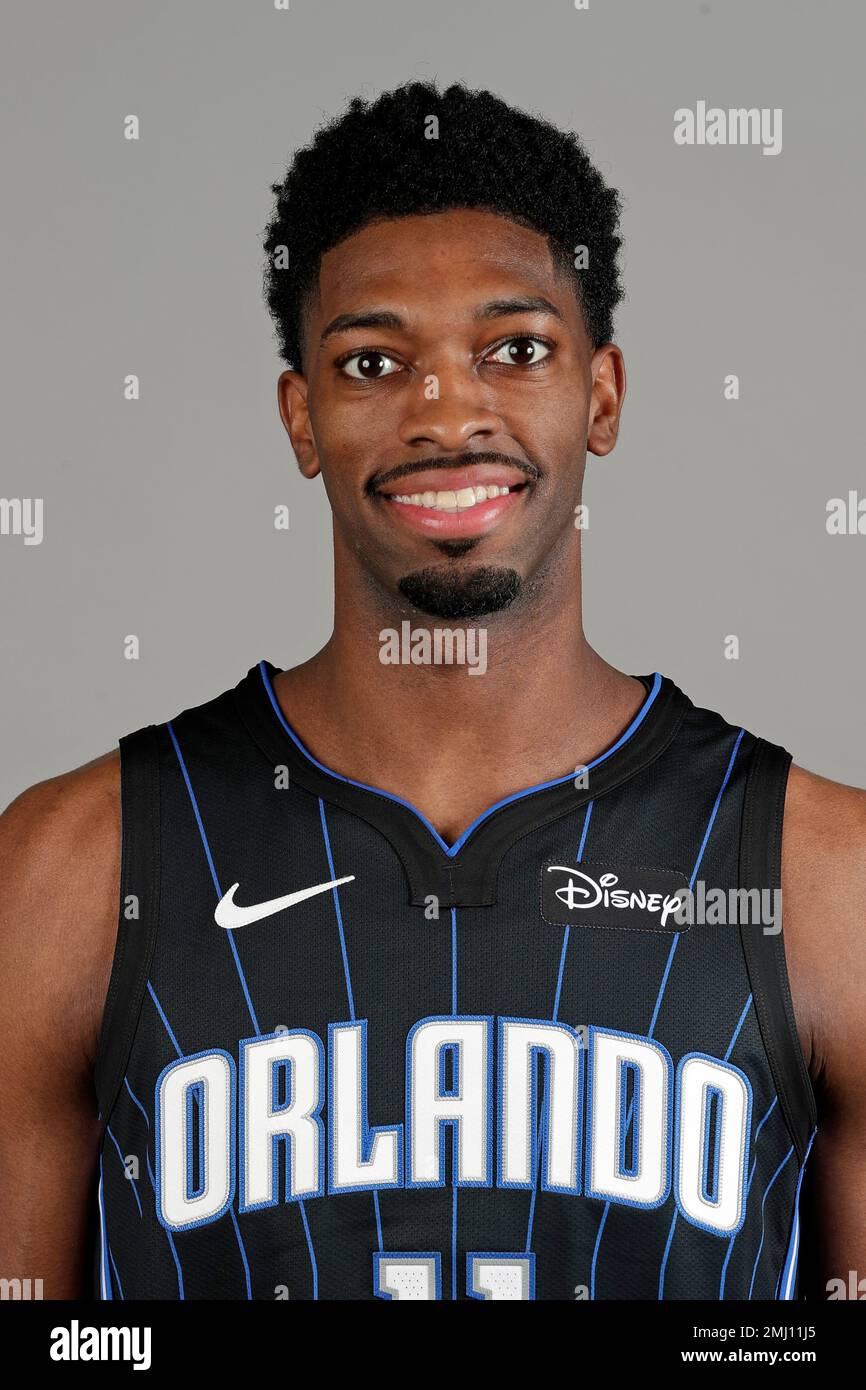 This photo shows Amile Jefferson of the Orlando Magic at the NBA ...