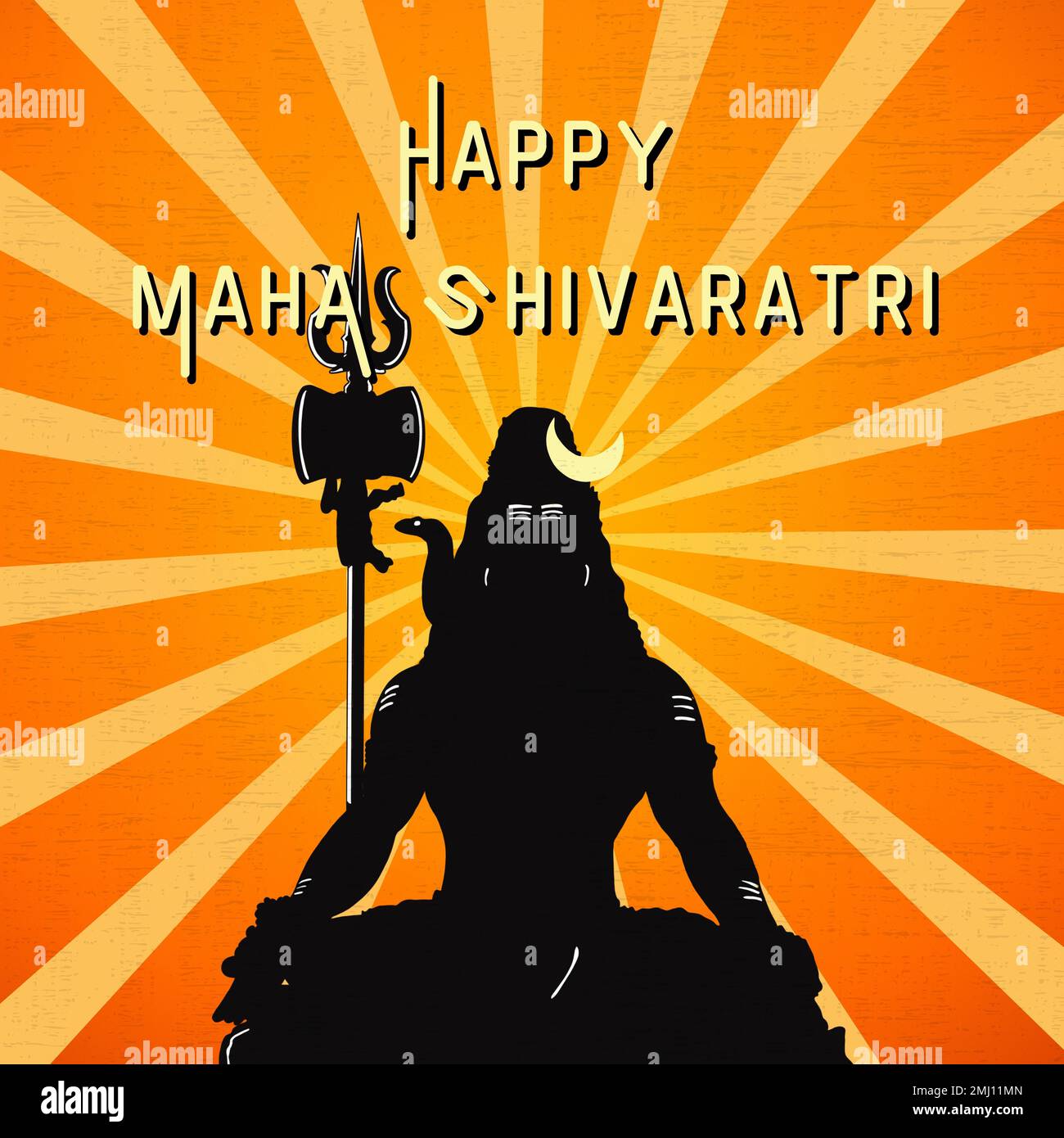 Design of traditional festival happy Maha Shivratri poster, social ...
