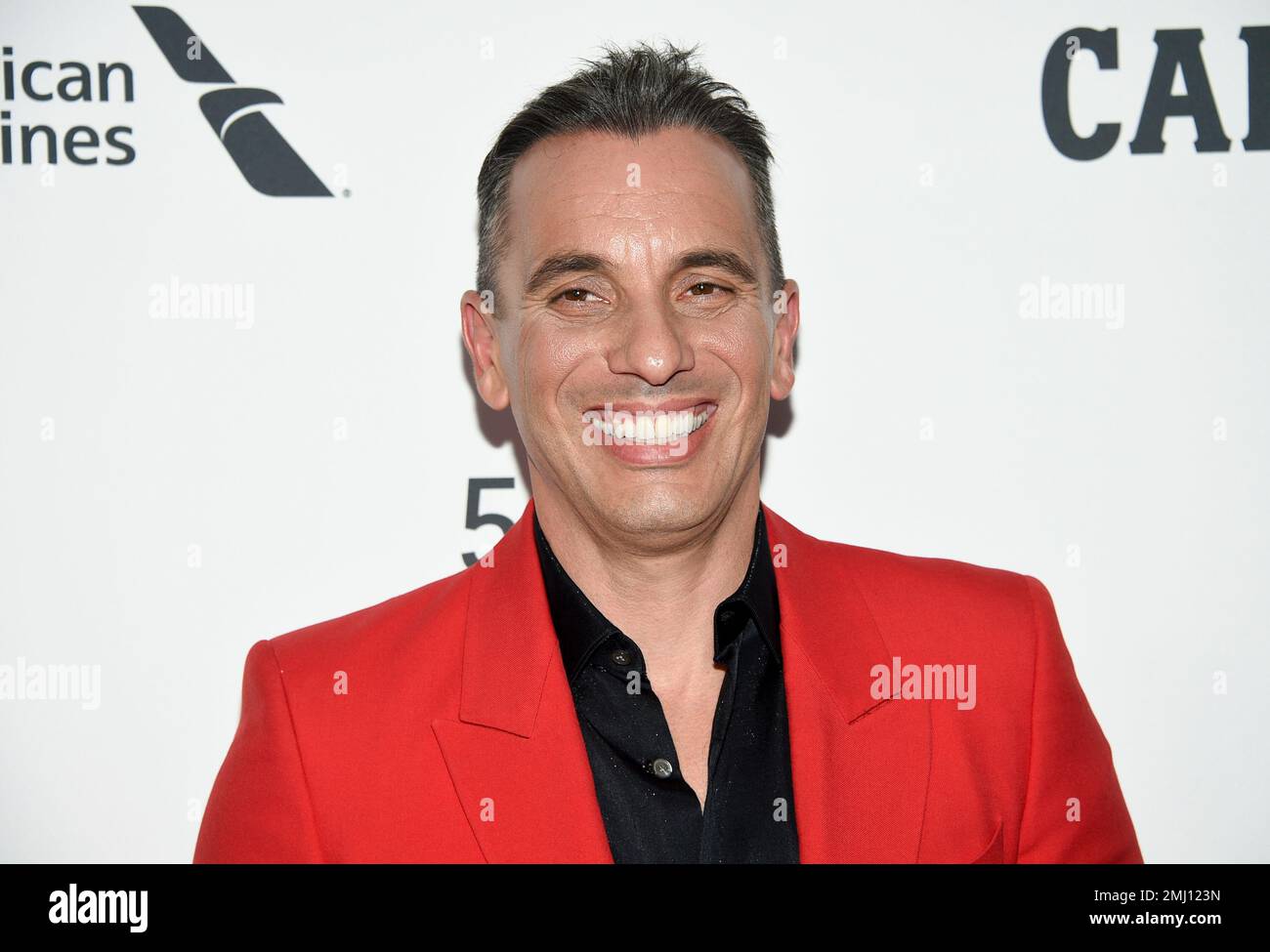 Actor Sebastian Maniscalco attends the world premiere of "The Irishman ...