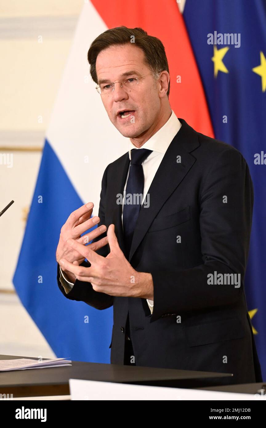 Vienna, Austria. 26th Jan, 2023. Prime Minister of the Kingdom of the ...