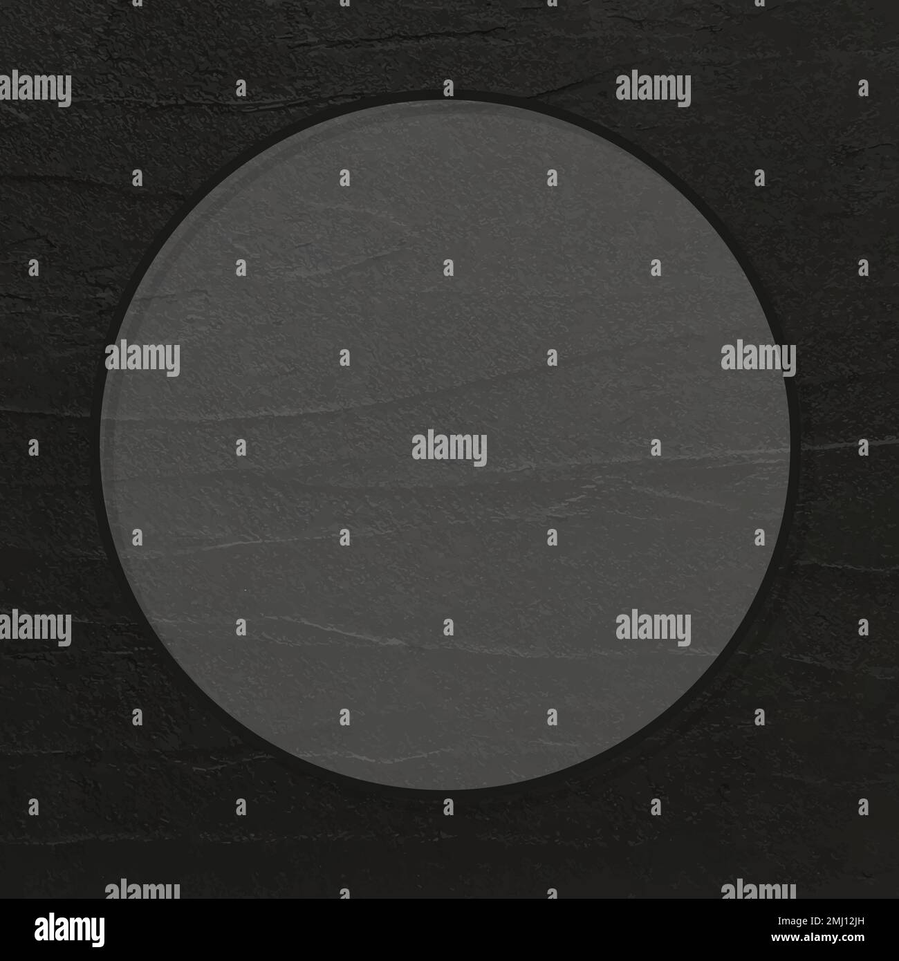 Black textured round frame vector Stock Vector Image & Art - Alamy