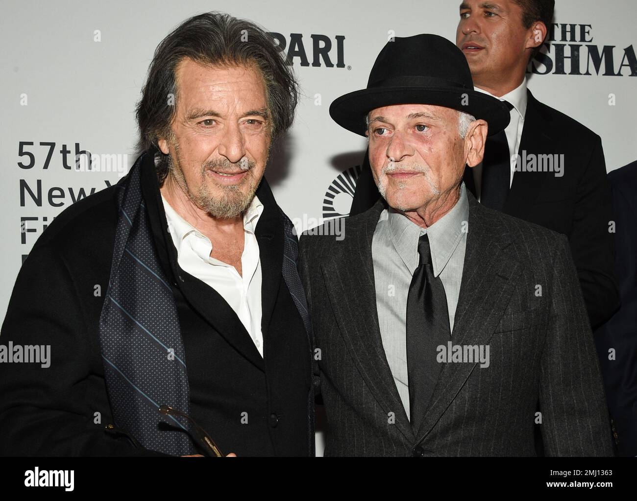 Actors Al Pacino, left, and Joe Pesci attend the world premiere of "The ...