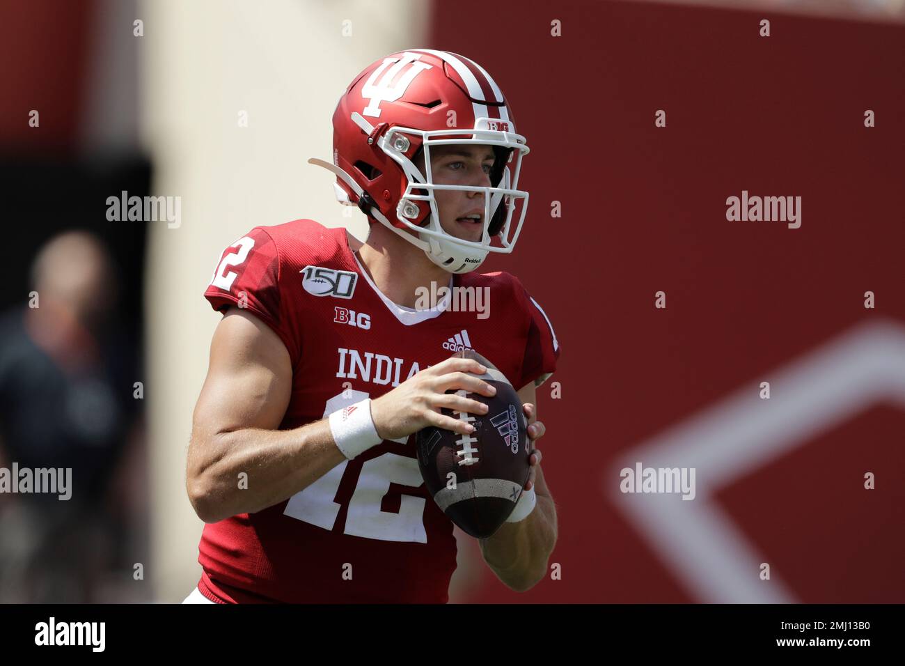 Indiana quarterback Peyton Ramsey (12) throws during the second half of ...