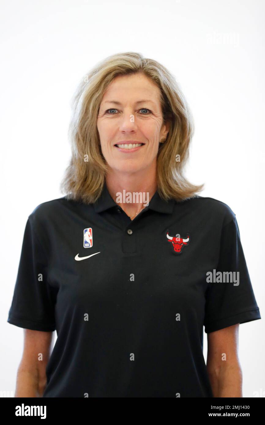 Chicago Bulls assistant coach Karen Stack-Umlauf poses for a photograph during the NBA ...