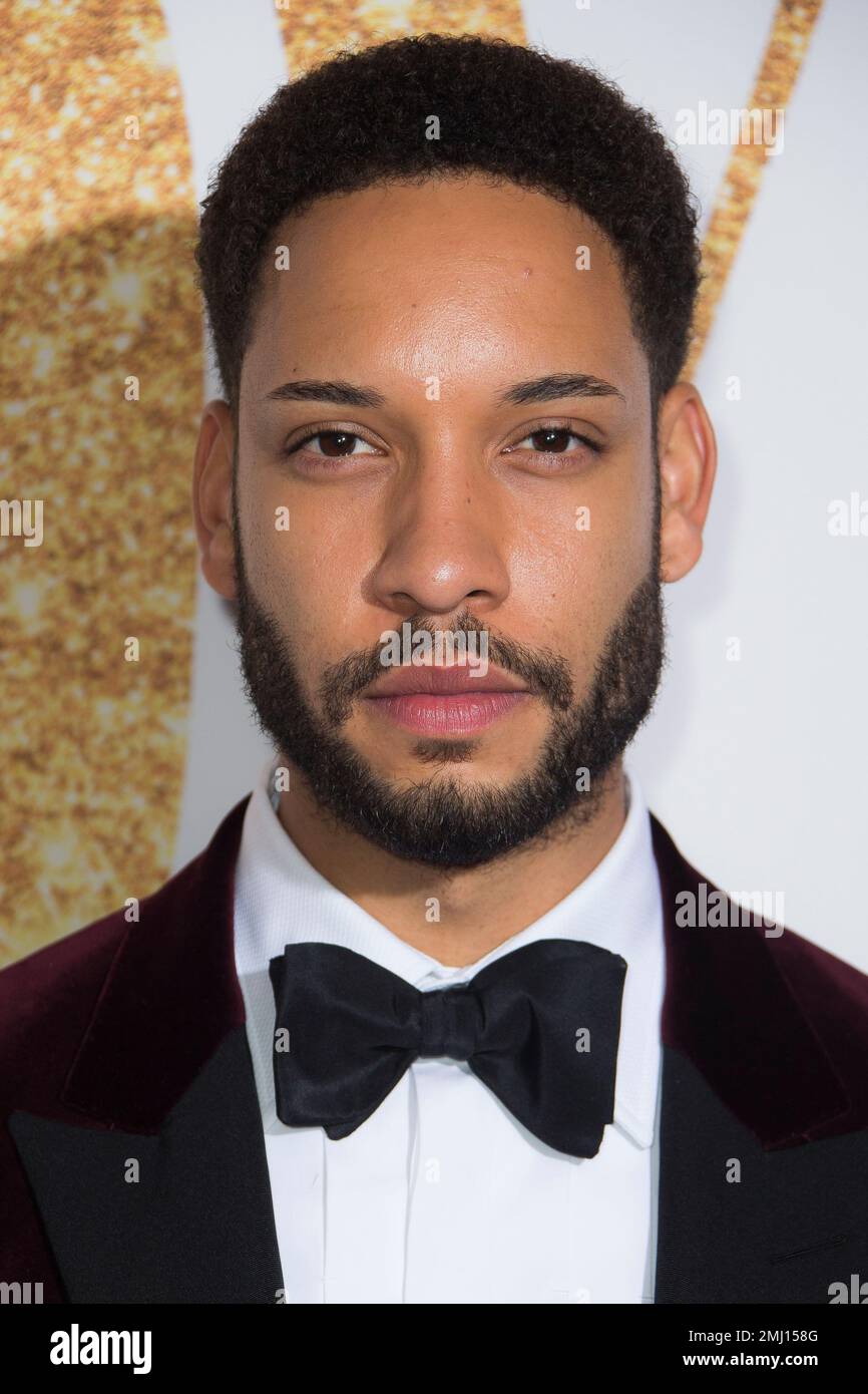 Actor Royce Pierreson poses for photographers upon arrival at the ...