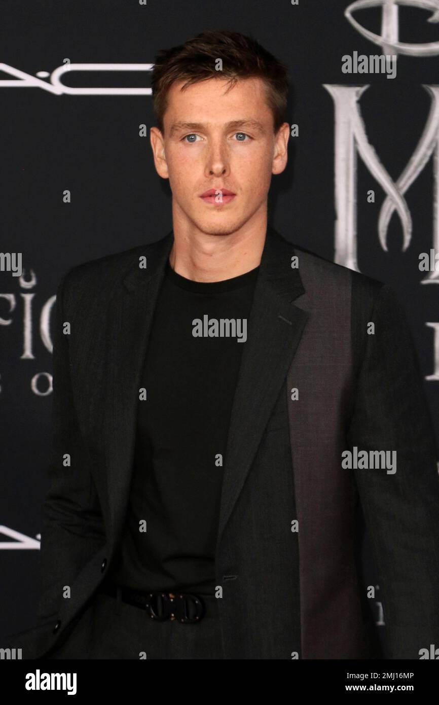 Harris Dickinson arrives at the world premiere of "Maleficent: Mistress ...
