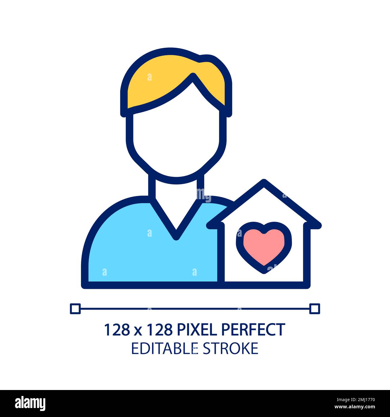 Hospice elderly Stock Vector Images - Alamy