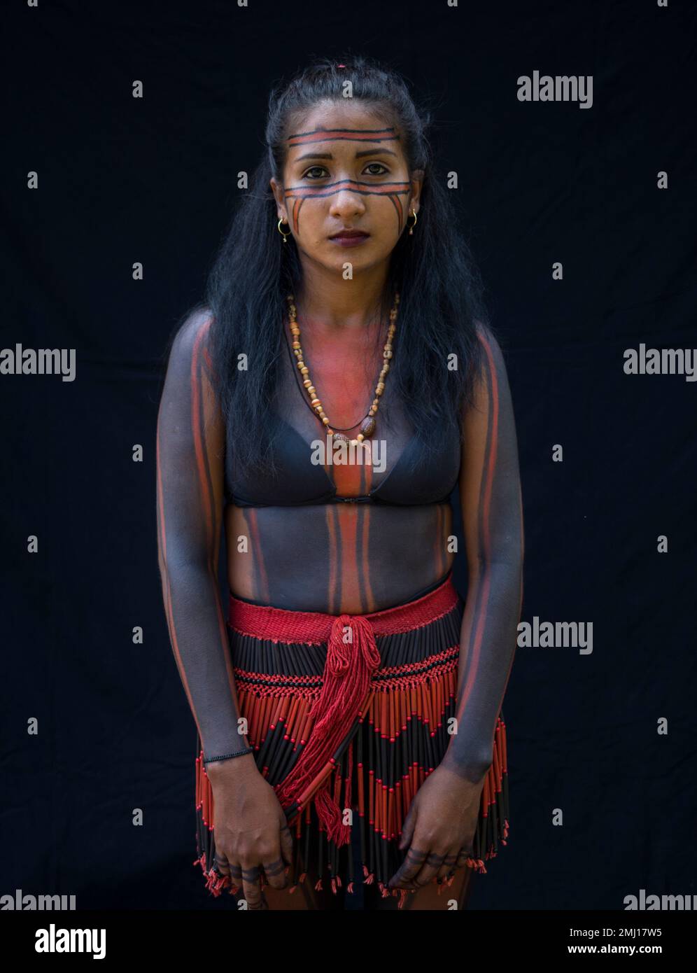 In this Sept. 3, 2019 photo, Marceleniulza Tembe, 19, poses for a ...