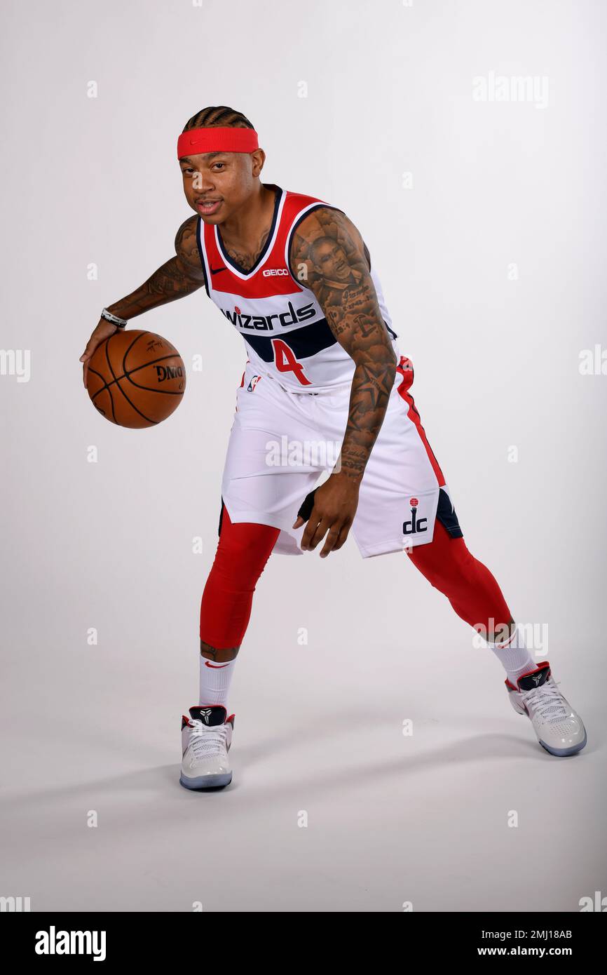 Washington Wizards' Isaiah Thomas poses for a portrait during an NBA ...