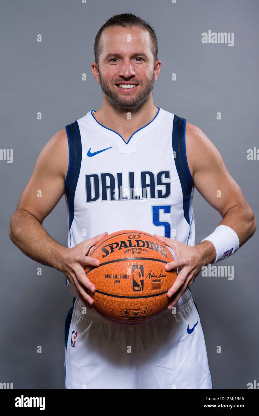 Dallas Mavericks guard Jose Juan Barea (5) poses during NBA basketball ...