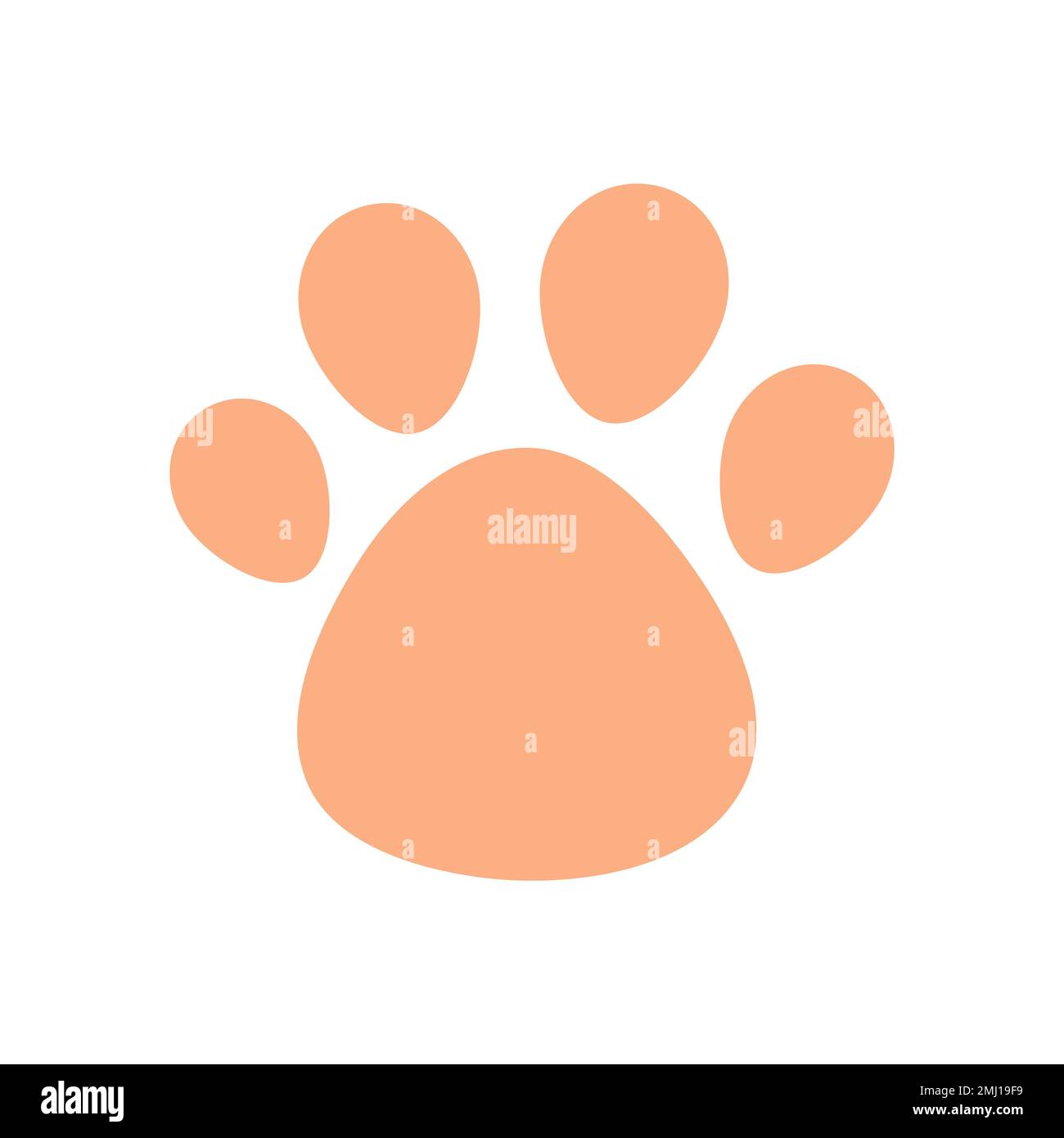 Pet paw prints Stock Vector Images - Alamy