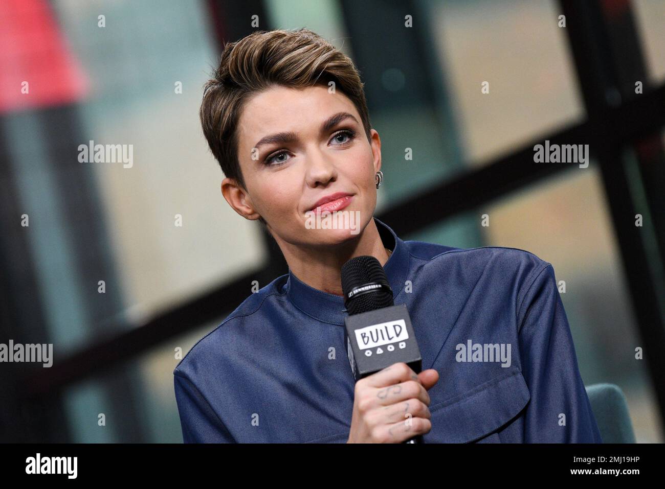 Actress Ruby Rose participates in the BUILD Speaker Series to discuss ...