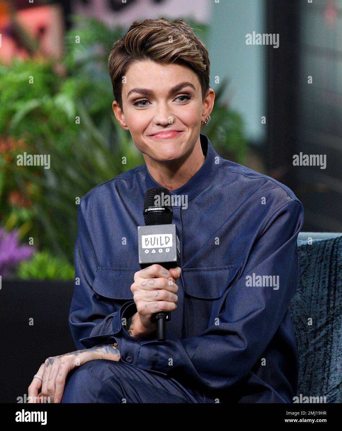Actress Ruby Rose participates in the BUILD Speaker Series to discuss ...