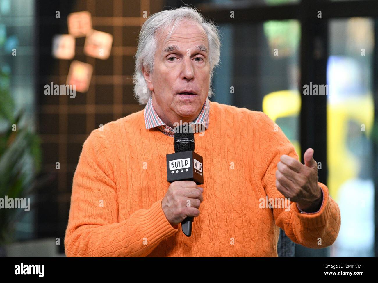 Actor Henry Winkler participates in the BUILD Speaker Series to discuss ...